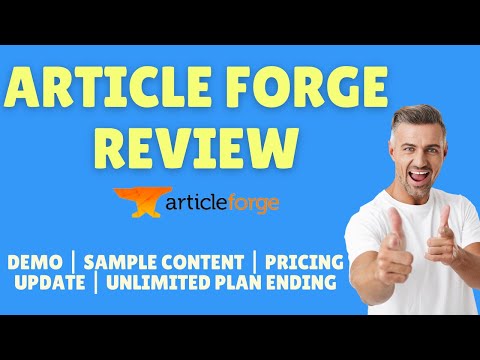 Article Forge 3 Review | Unlimited Articles + Pricing Update | TheDailyBlitz.org